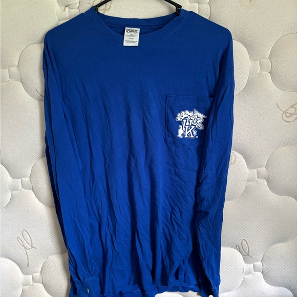 Victoria's Secret | Tops | Victorias Secret Royal Blue Long Sleeve Tee ...